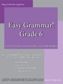 Easy Grammar Grade 6- Teacher Edition