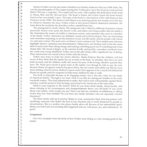 Notgrass Exploring America (Student Review Book)