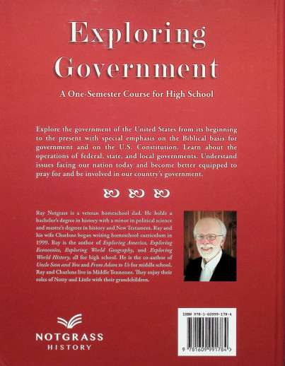 Notgrass Exploring Government Textbook - 2023 Edition