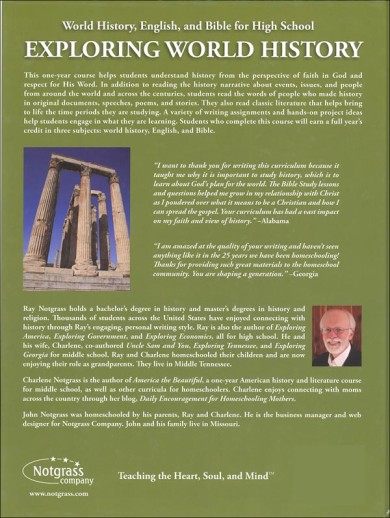Notgrass Exploring World History Part 1