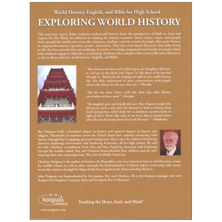 Notgrass Exploring World History Part 2