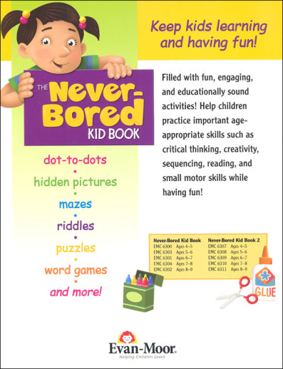 Evan Moor - Never Bored (Kid Book 2) Ages 6-7 - The Homeschool Supply Co
